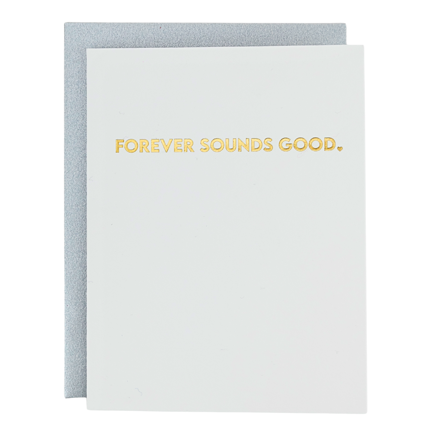Forever Sounds Good - Love | Anniversary - Letterpress Card – Chez ...